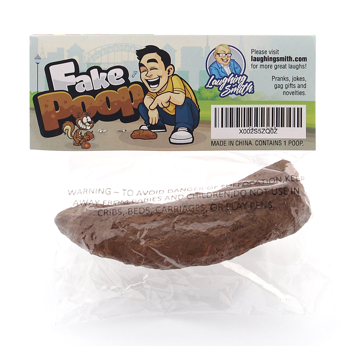 Fake Poop Toy – Hilarious Huge Fake Turd Gag – Laughing Smith