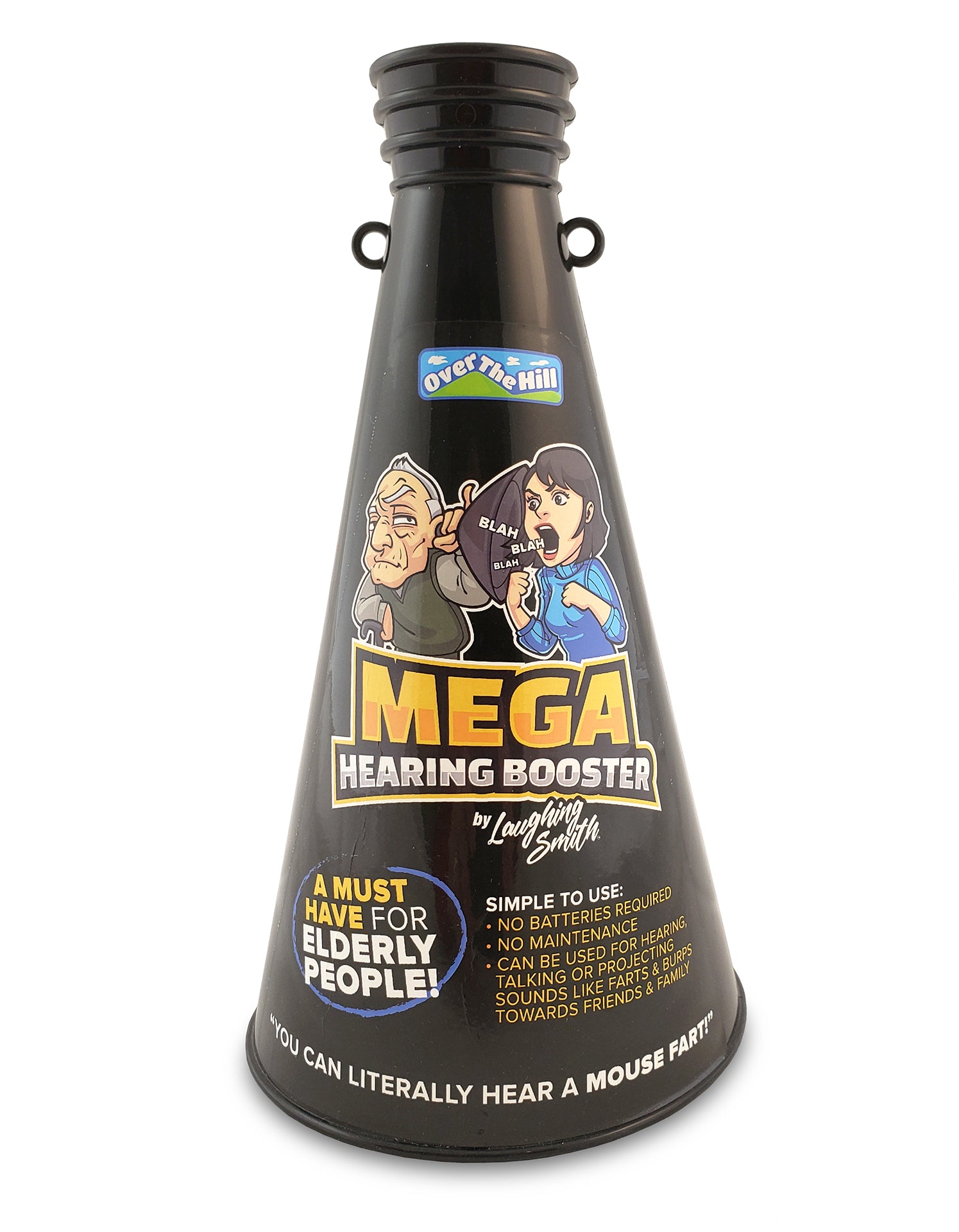 Mega Hearing Booster - Prank Hearing Amplifier Ear Trumpet - Over The ...